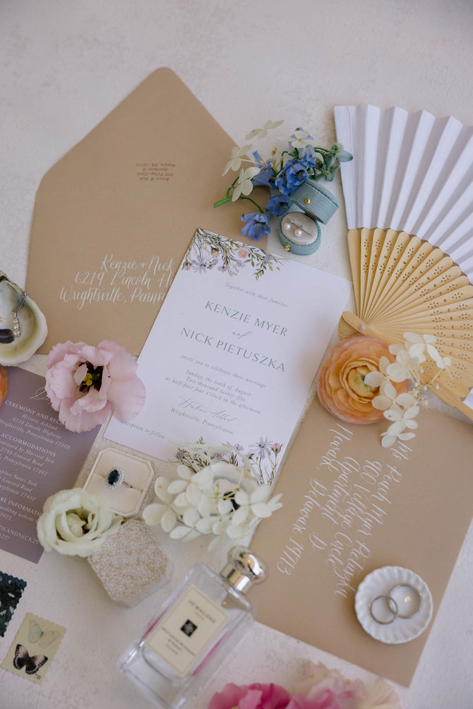 Morningtide Wedding Bar Menu – Julia Kay Design